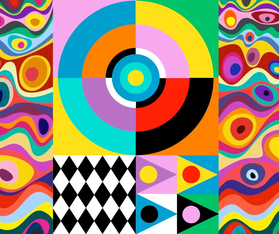 Solve Shapes Mashup jigsaw puzzle online with 120 pieces