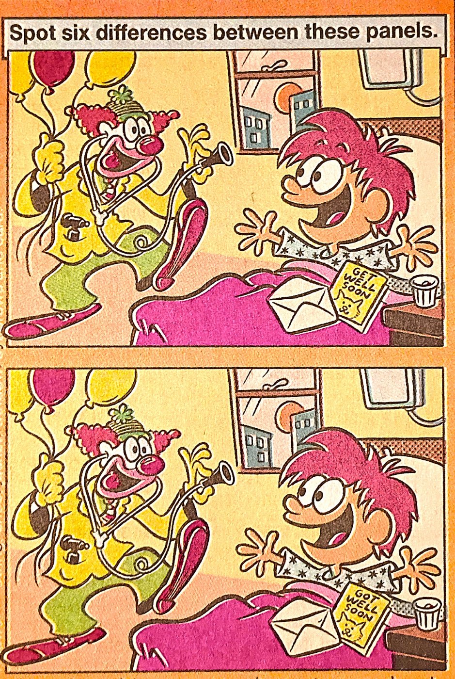 Solve Spot the 6 Differences jigsaw puzzle online with 35 pieces