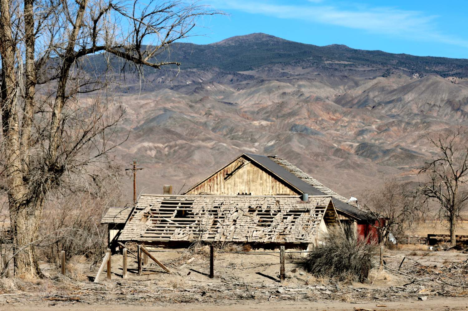 Solve Crumbling Barn jigsaw puzzle online with 96 pieces