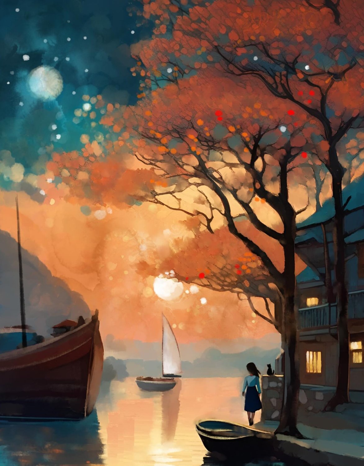 Solve Day to Night Transition jigsaw puzzle online with 80 pieces