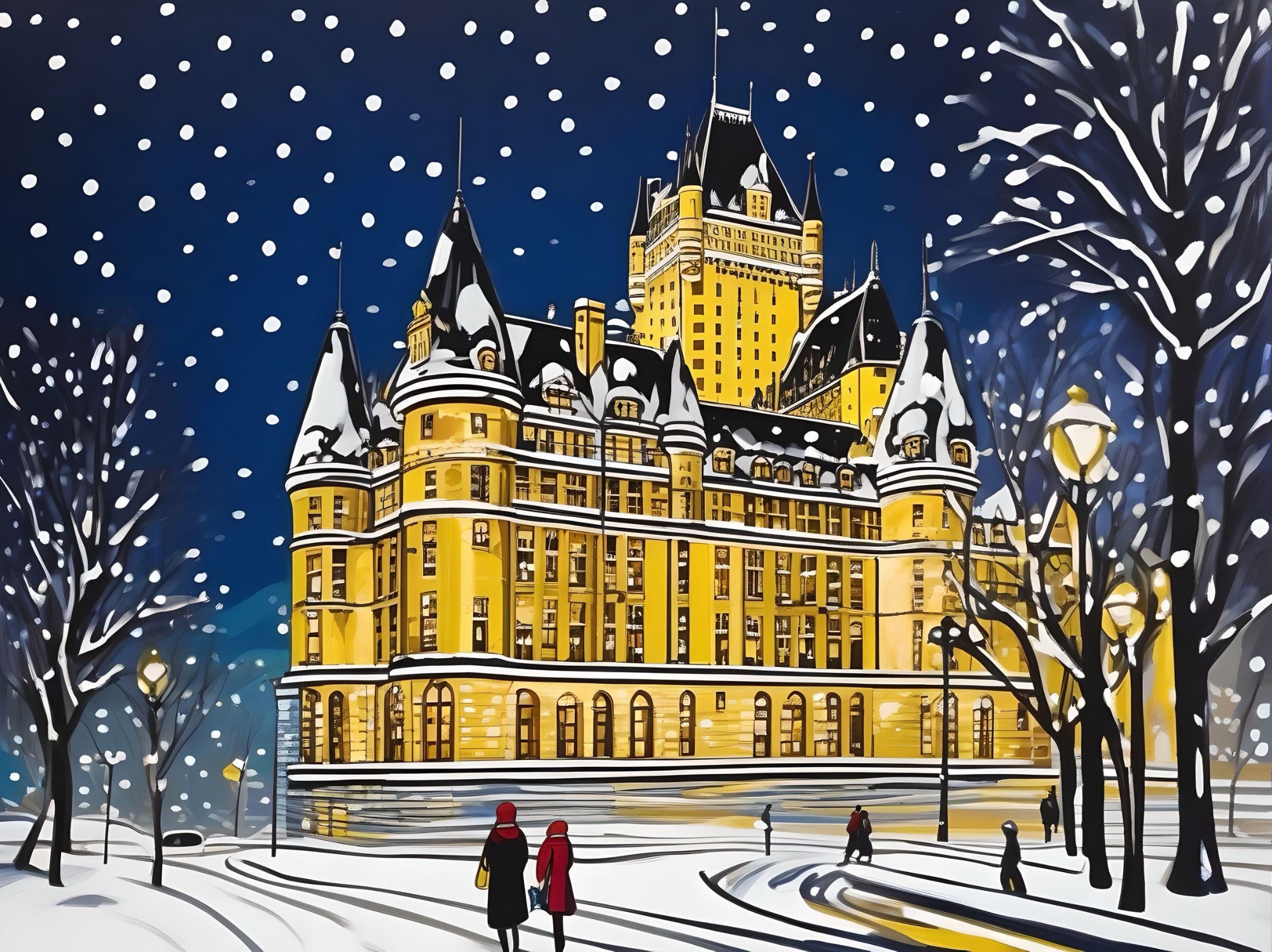 Solve Lichtenstein does Frontenac jigsaw puzzle online with 108 pieces
