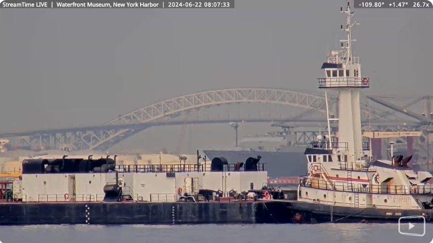Solve Tug William F Fallon Jr, Stream Time Live camera, New York ...