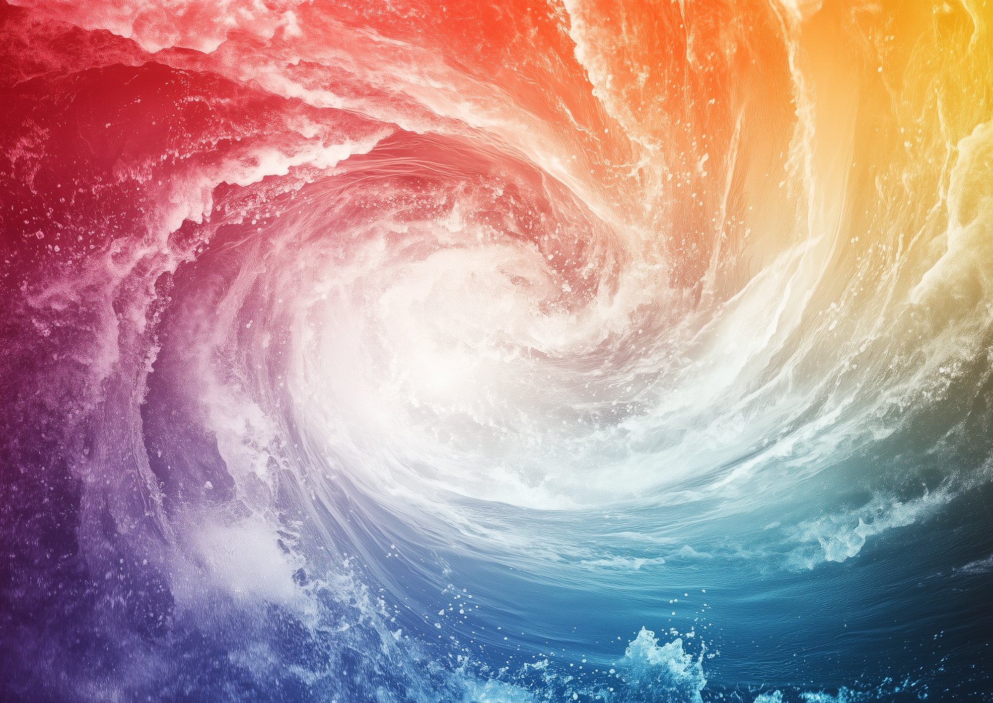 Solve Rainbow Vortex jigsaw puzzle online with 600 pieces