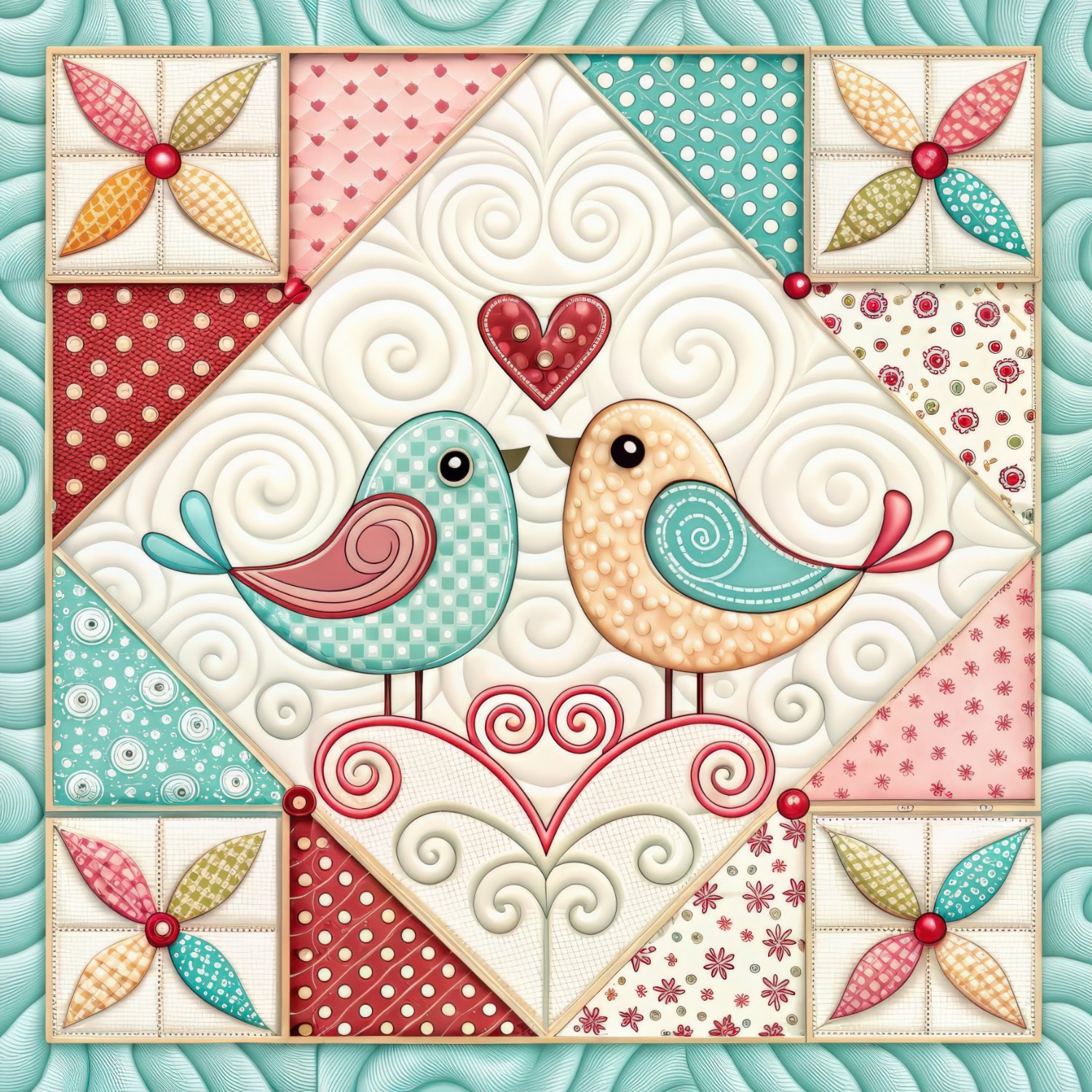 Solve Love Birds jigsaw puzzle online with 121 pieces