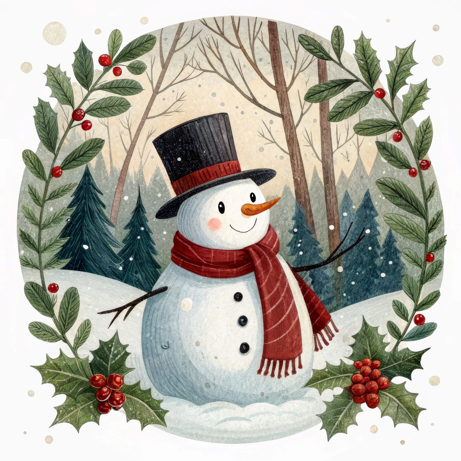 Solve Snowman, resizable 9 to 600 pieces jigsaw puzzle online with 64 ...