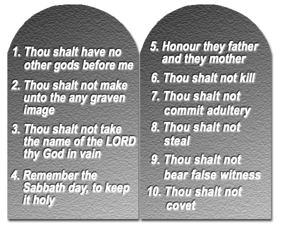 Solve The Ten Commandments jigsaw puzzle online with 12 pieces