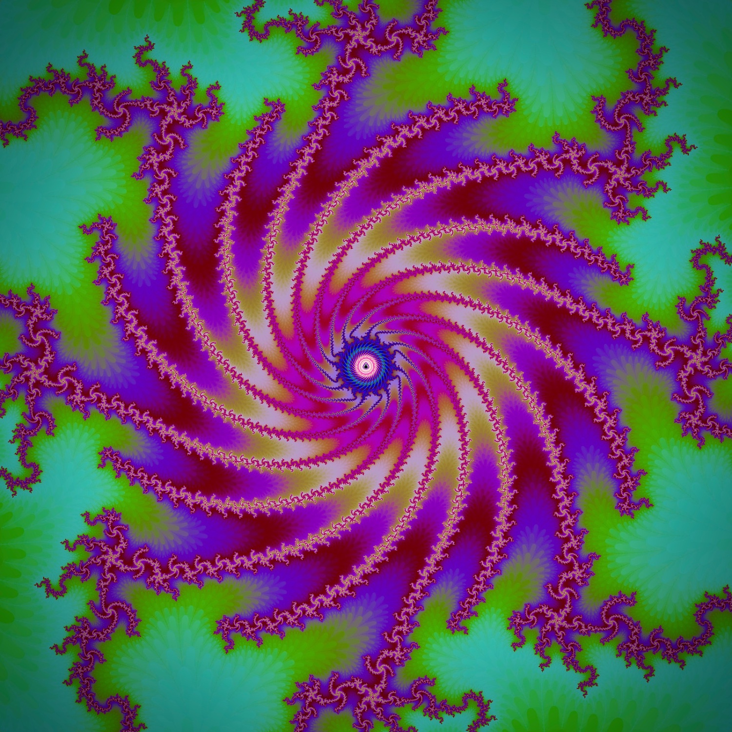Solve Fractal 16 Spiral 260116 - 289 pieces jigsaw puzzle online with ...