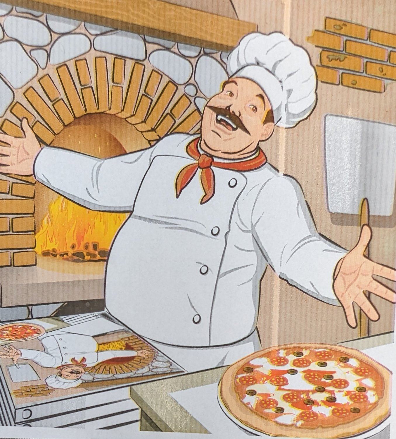 Solve Fun Pizza Box jigsaw puzzle online with 156 pieces