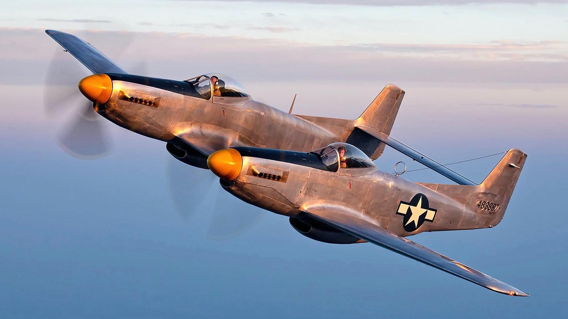 Jigsaw Puzzle | North American F-82 Twin Mustang. | 144 pieces | Jigidi