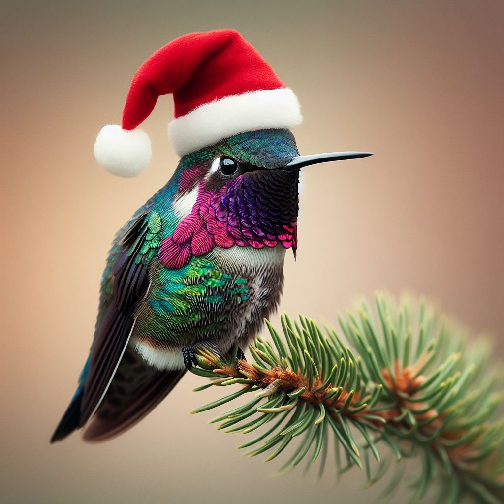 Solve Santa Costa's hummingbird jigsaw puzzle online with 64 pieces