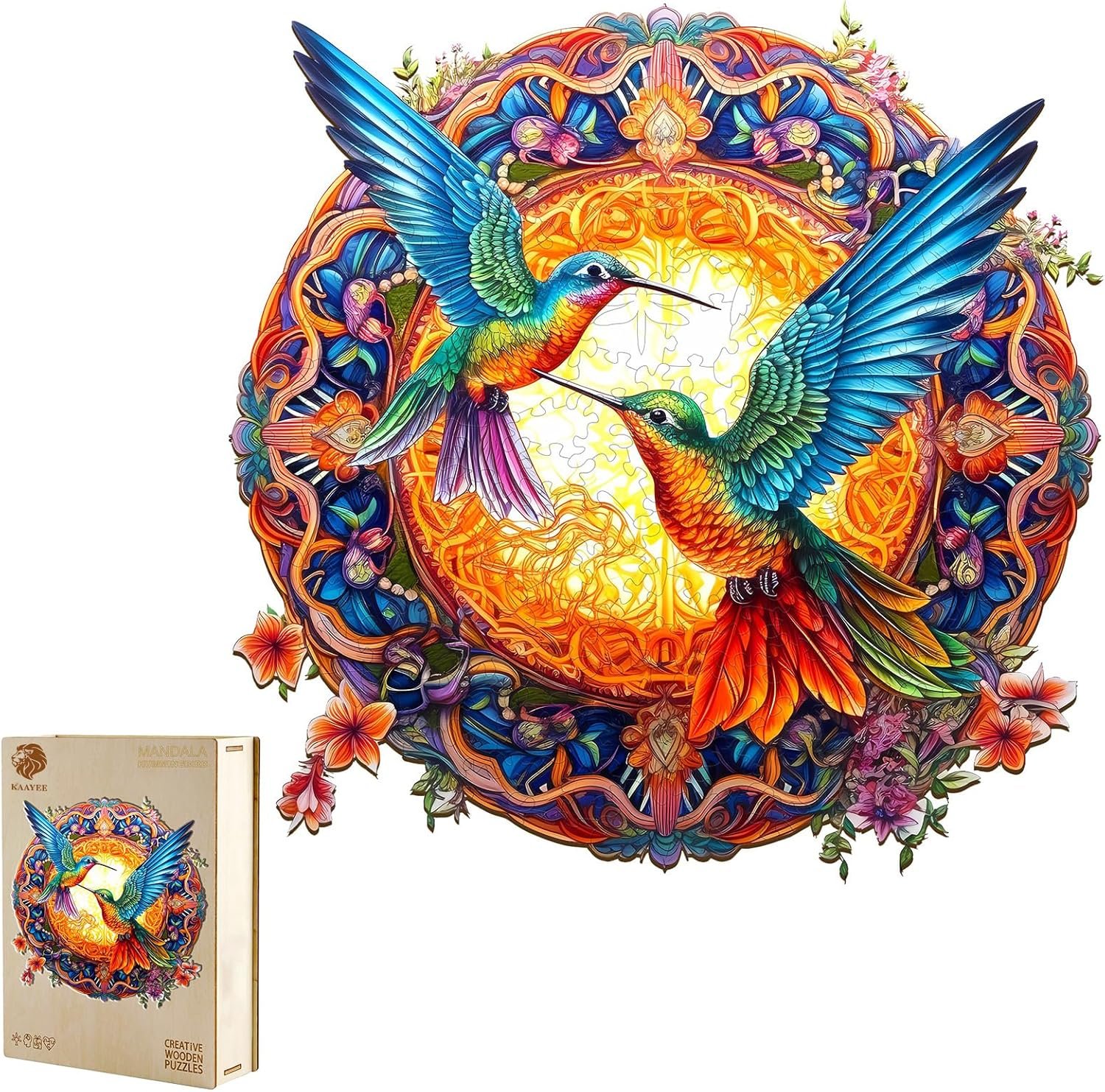 Solve Hummingbird Puzzle jigsaw puzzle online with 81 pieces