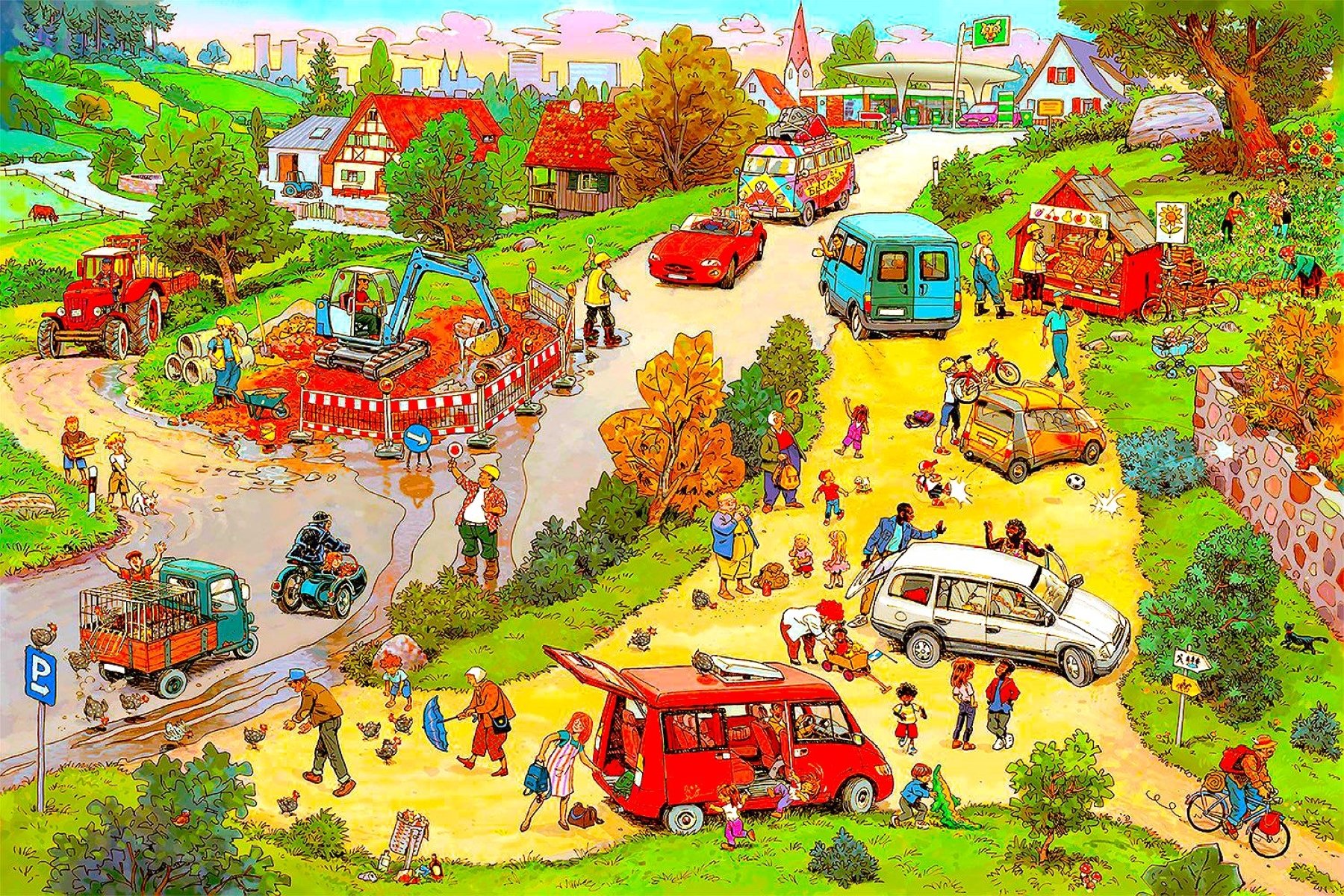 Solve Road Repair jigsaw puzzle online with 345 pieces