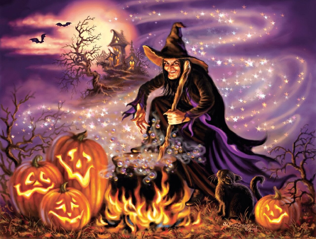 Solve All Hallows Eve (Small) jigsaw puzzle online with 48 pieces