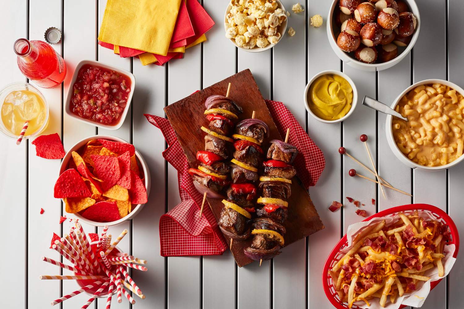 Solve Color-code Your Next Party - red and yellow food for tailgates ...