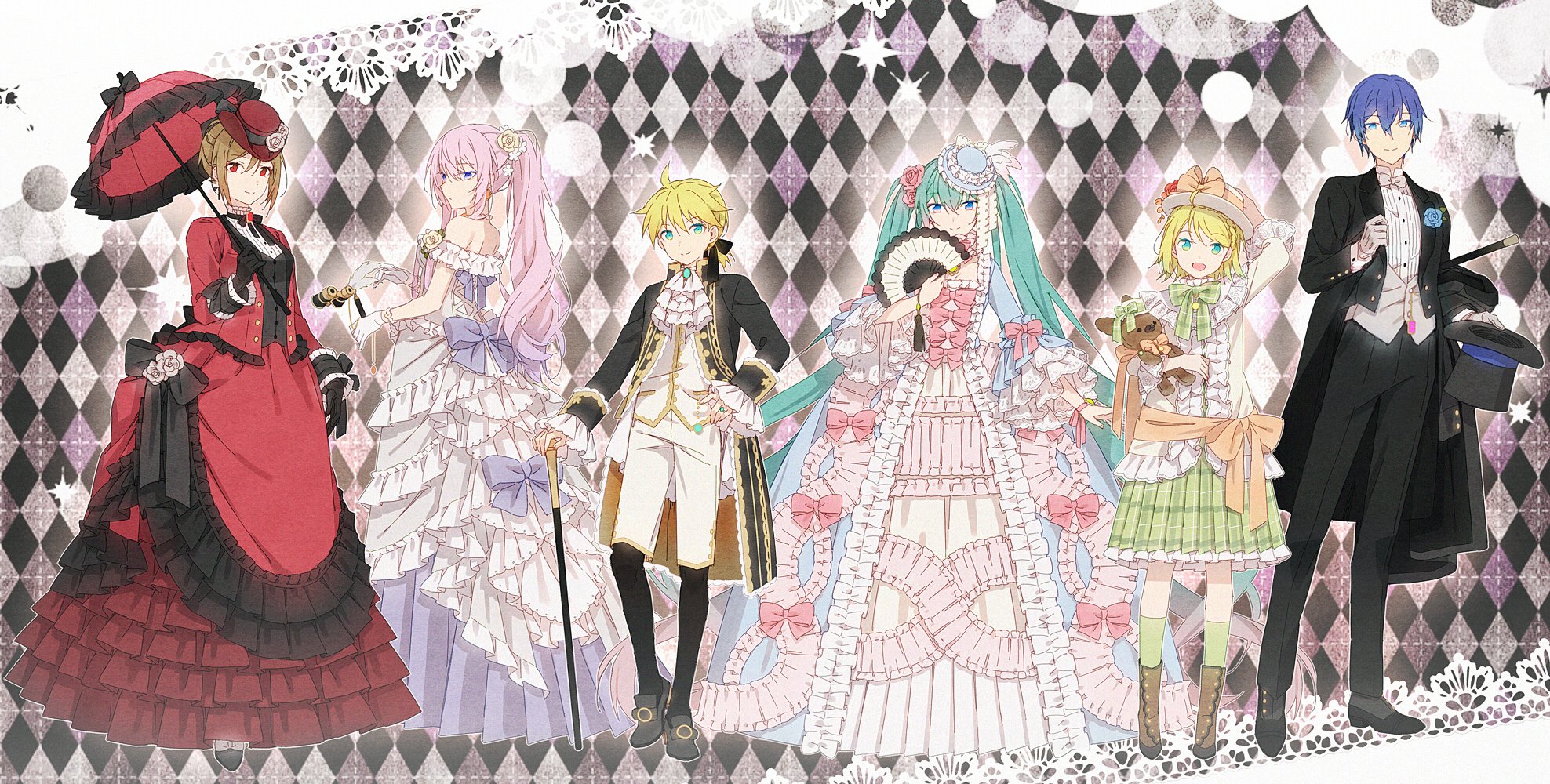 Solve VOCALOID.full.3398850 jigsaw puzzle online with 544 pieces