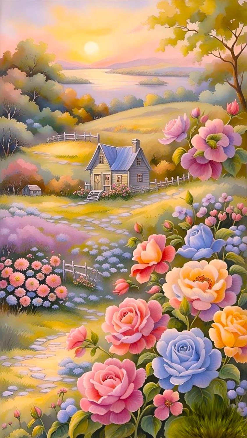 Solve In the Valley jigsaw puzzle online with 84 pieces