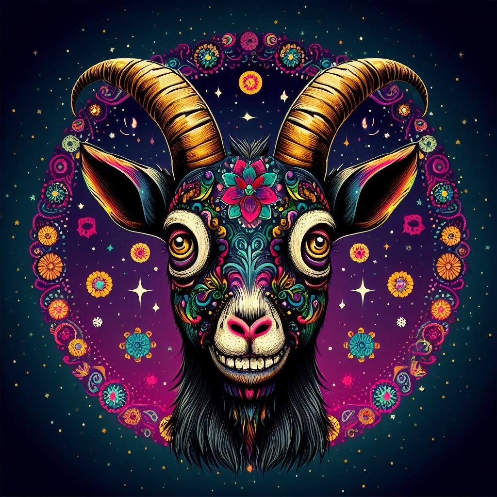 Solve Goat jigsaw puzzle online with 25 pieces