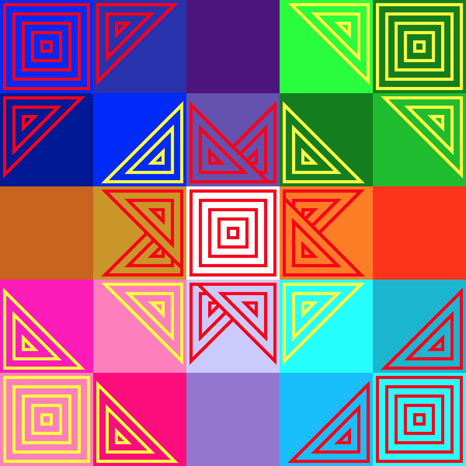 Solve diagonals jigsaw puzzle online with 100 pieces