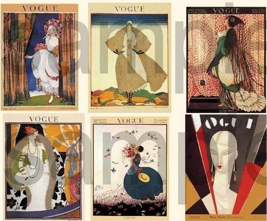 Solve Vogue Magazine Collage From The 1920s jigsaw puzzle online with ...