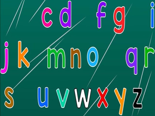 Solve alphabet jigsaw puzzle online with 12 pieces