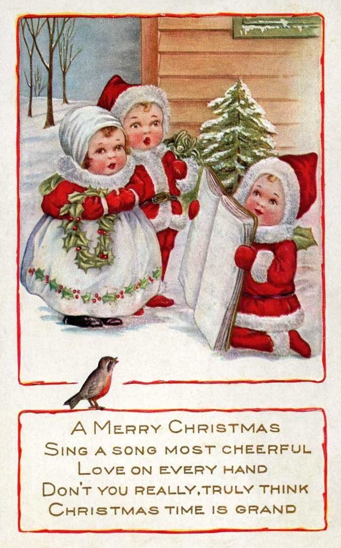 Solve Seasonal - Christmas - Vintage Christmas Card 4 (Resize: 15 - 198 ...