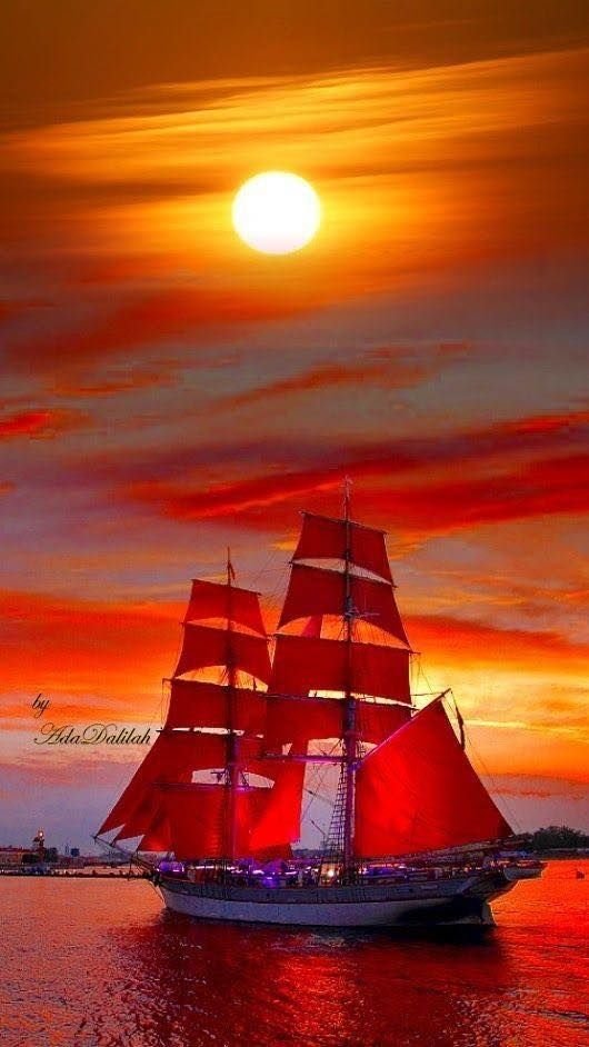 Solve Red sails jigsaw puzzle online with 91 pieces