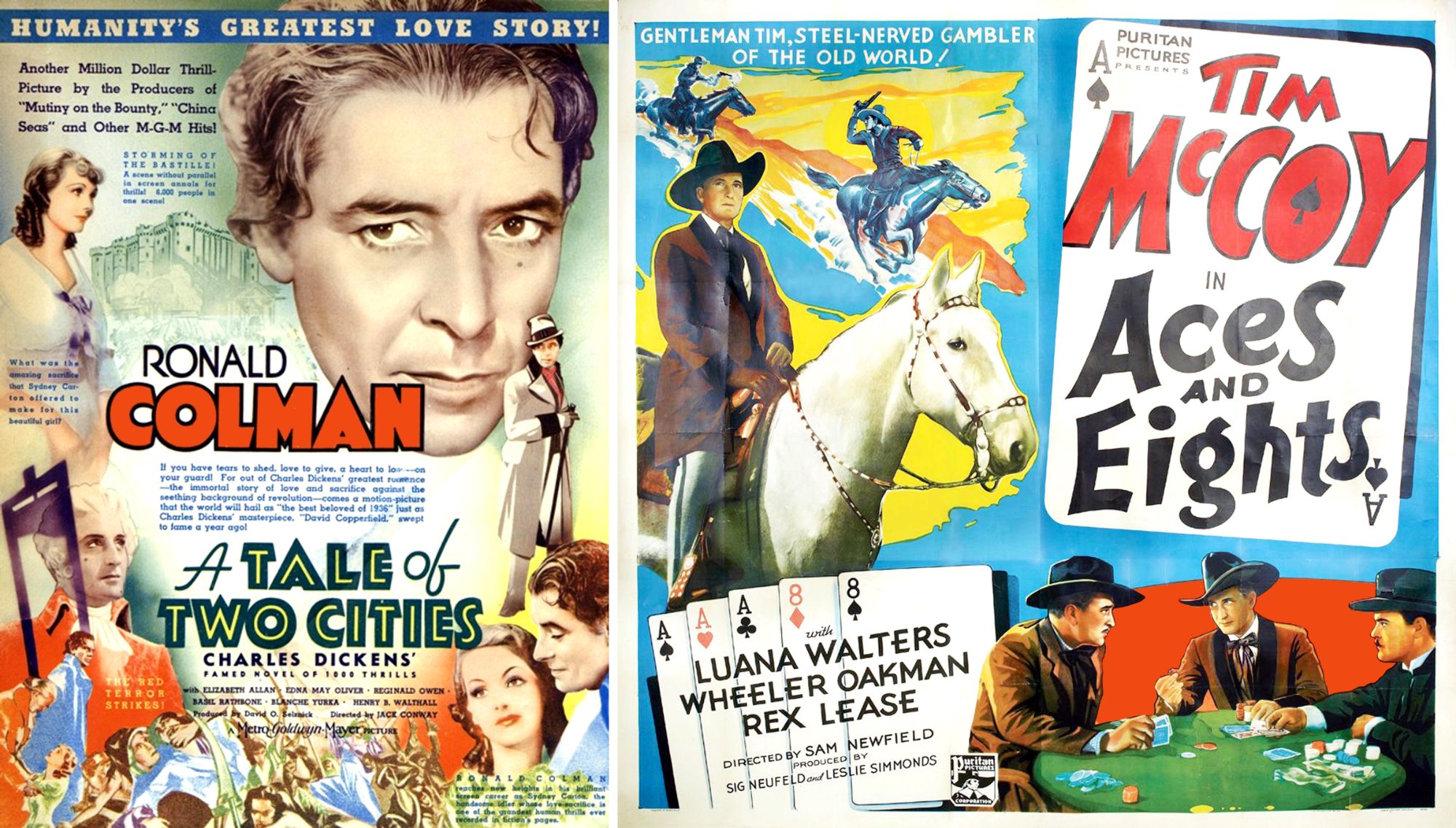 Solve A Tale of Two Cities~ 1935 and Aces and Eights ~ 1936 jigsaw ...