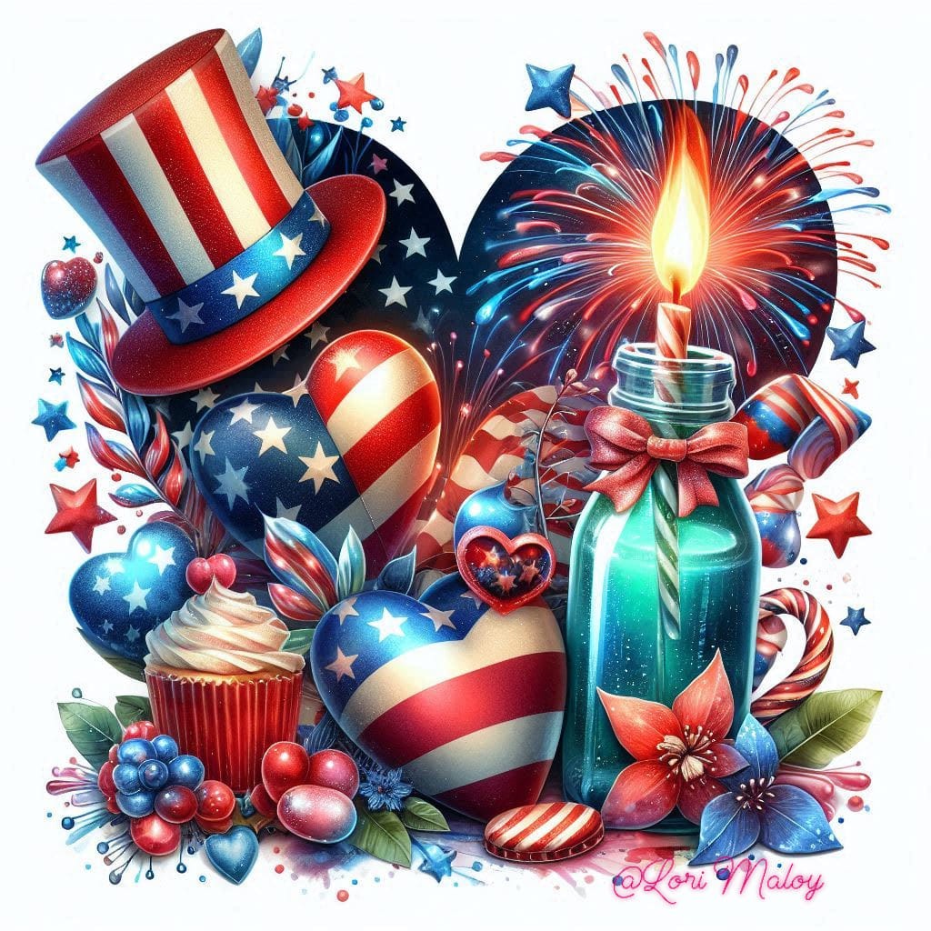 Solve July 4th jigsaw puzzle online with 36 pieces