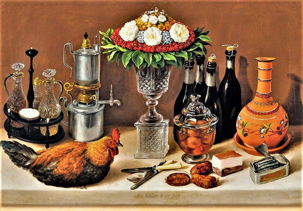 Solve Dining Table jigsaw puzzle online with 126 pieces