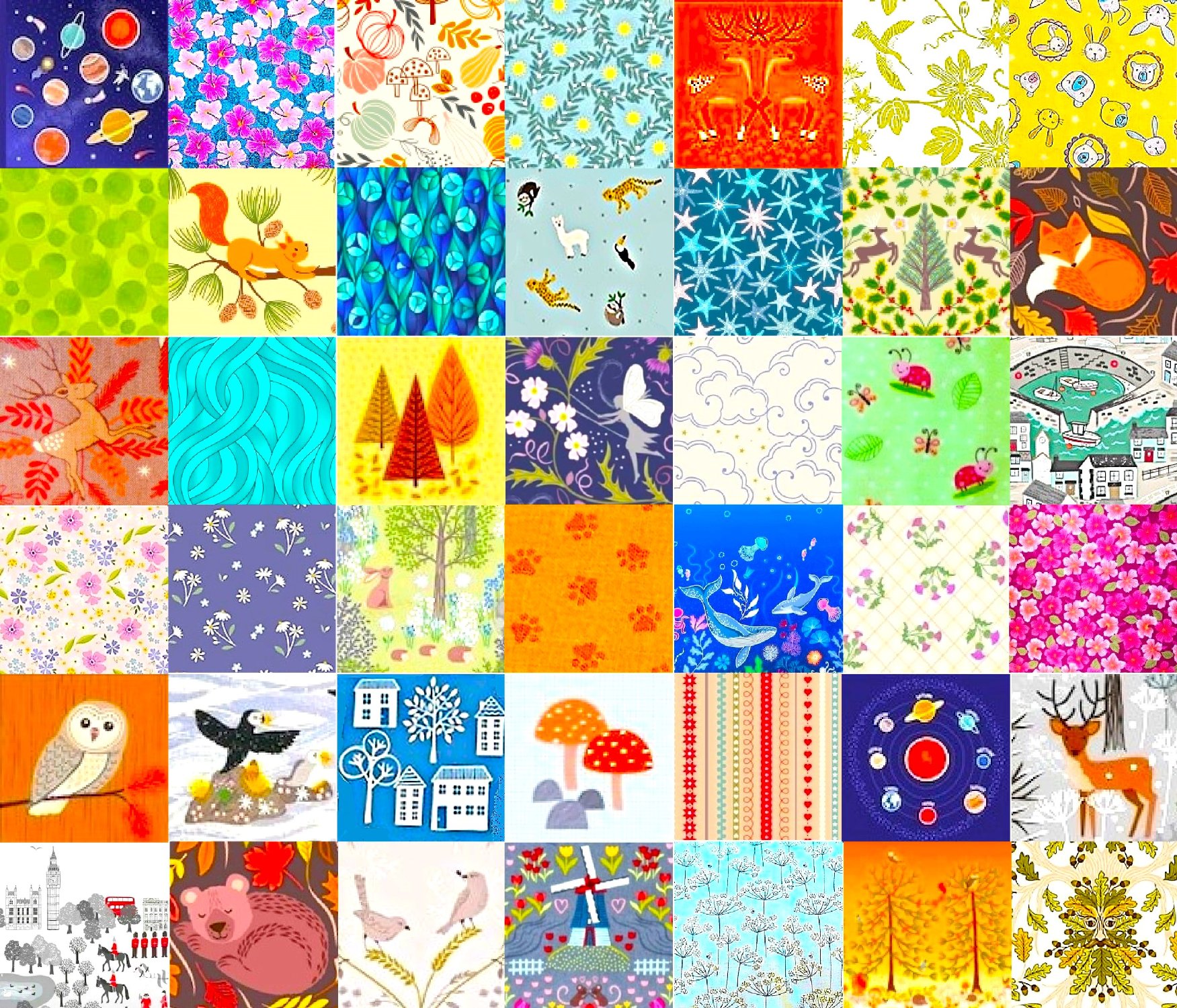 Solve PATCHWORK LEWIS AND IRENE 10 jigsaw puzzle online with 255 pieces