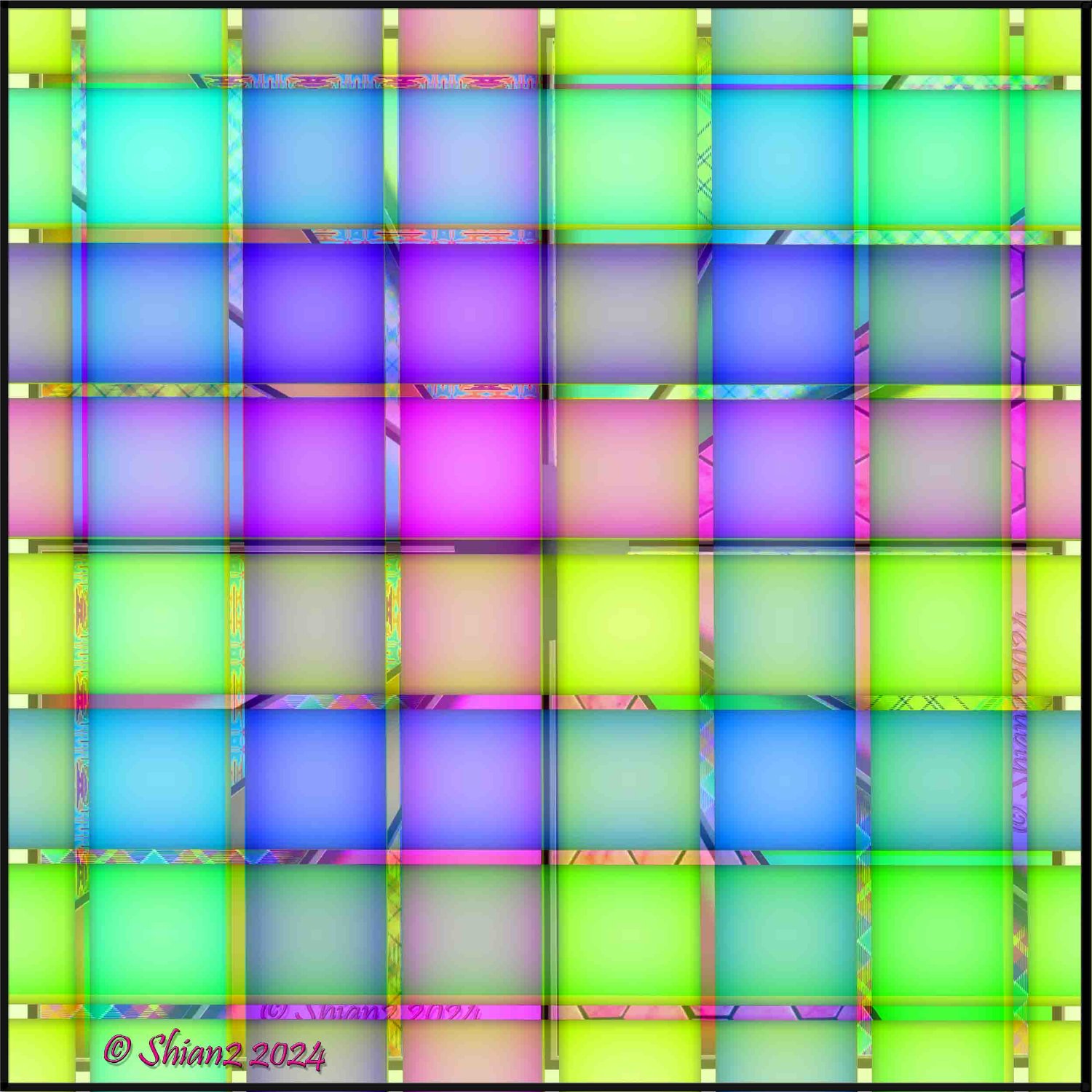 Solve Multi Coloured Squares -- Challenge jigsaw puzzle online with 64 ...