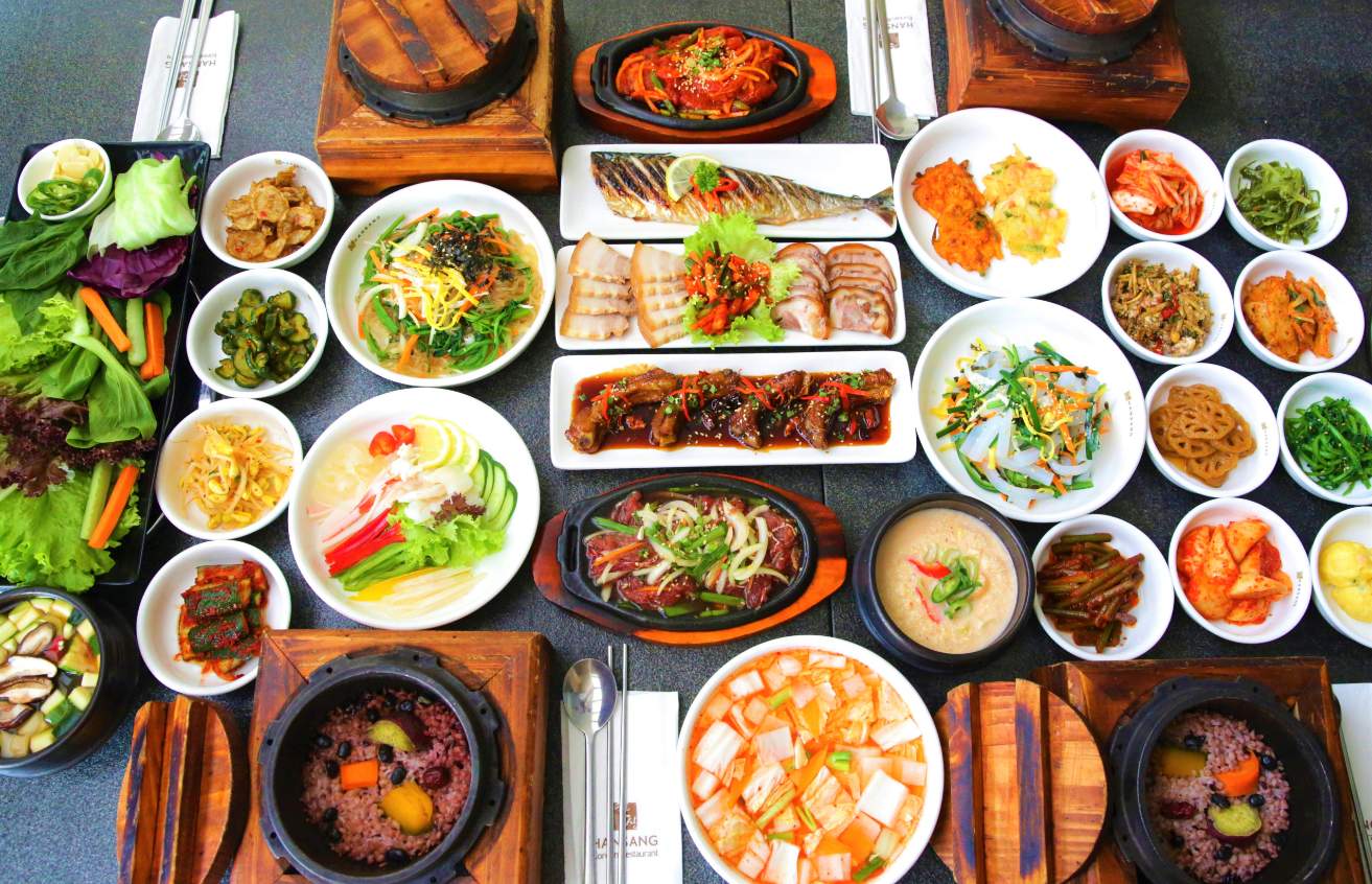 Solve Hanjeongsik - a full-course Korean meal with a whole array of ...
