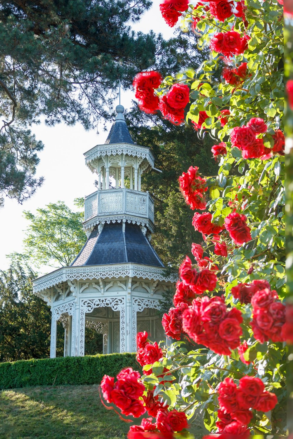 Solve fancy gazebo (resize 12 to 450) jigsaw puzzle online with 54 pieces