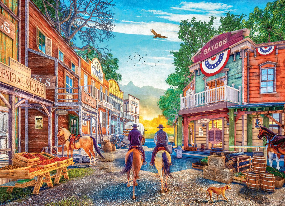 Solve Wild West jigsaw puzzle online with 280 pieces