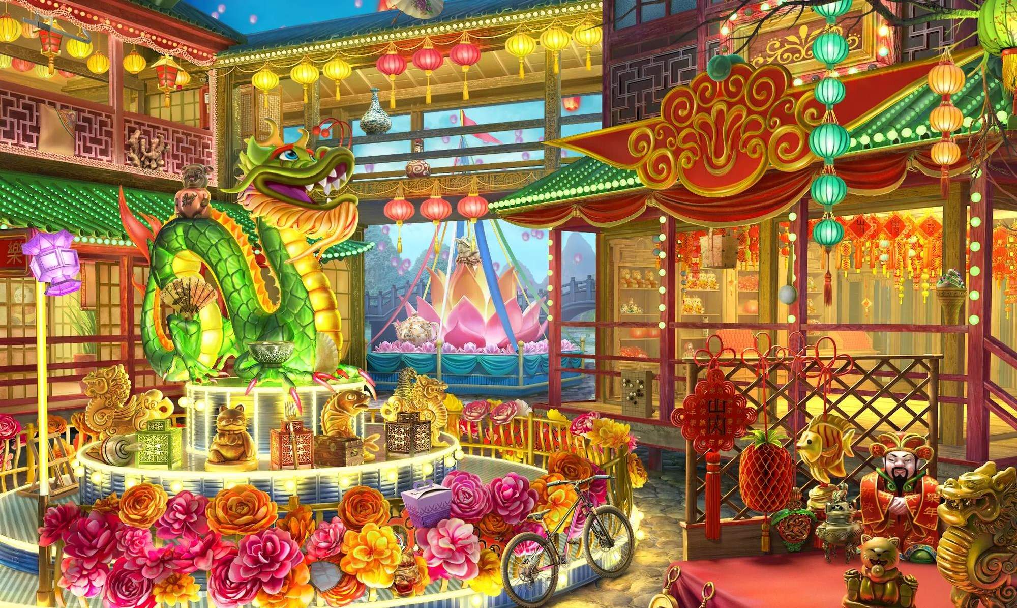 Solve Chinese Courtyard jigsaw puzzle online with 589 pieces
