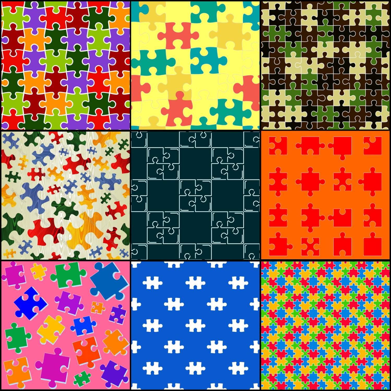 Solve Puzzle patterns 3 jigsaw puzzle online with 324 pieces