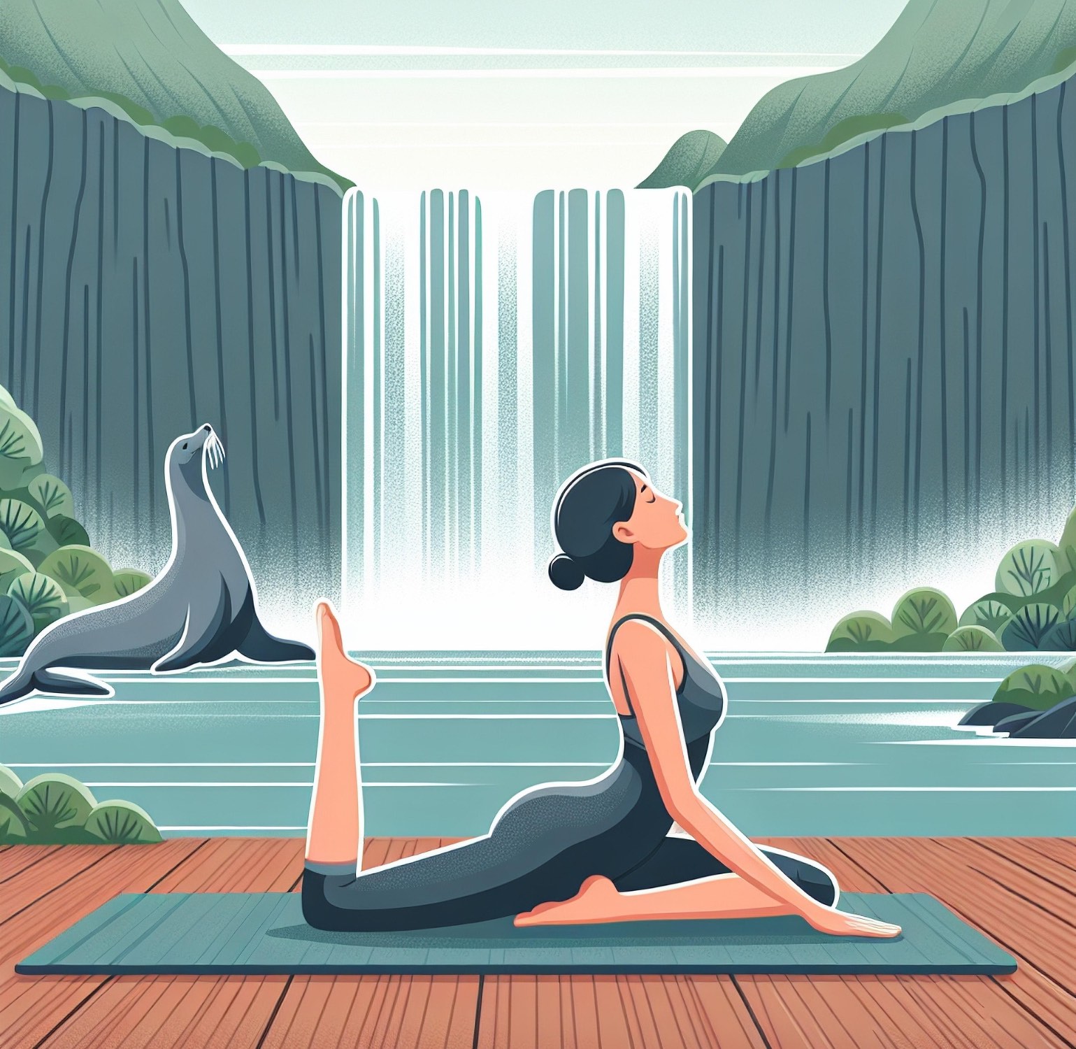 Solve Yoga!! jigsaw puzzle online with 81 pieces