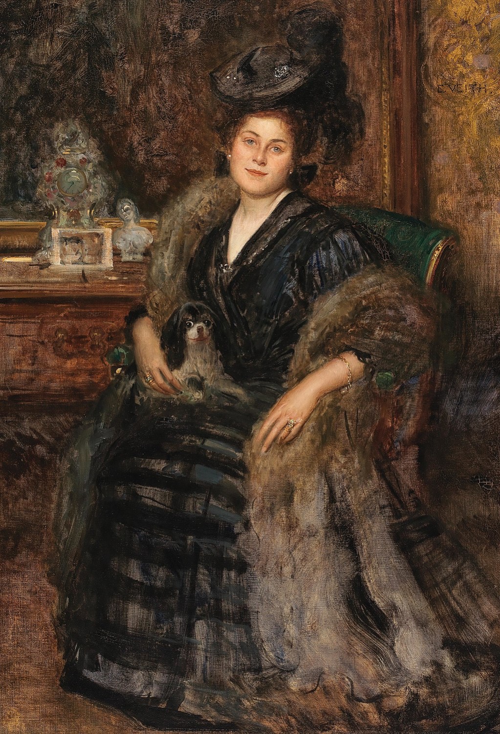 Jigsaw Puzzle | 117 pieces | Eduard Veith - Portrait of his wife ...