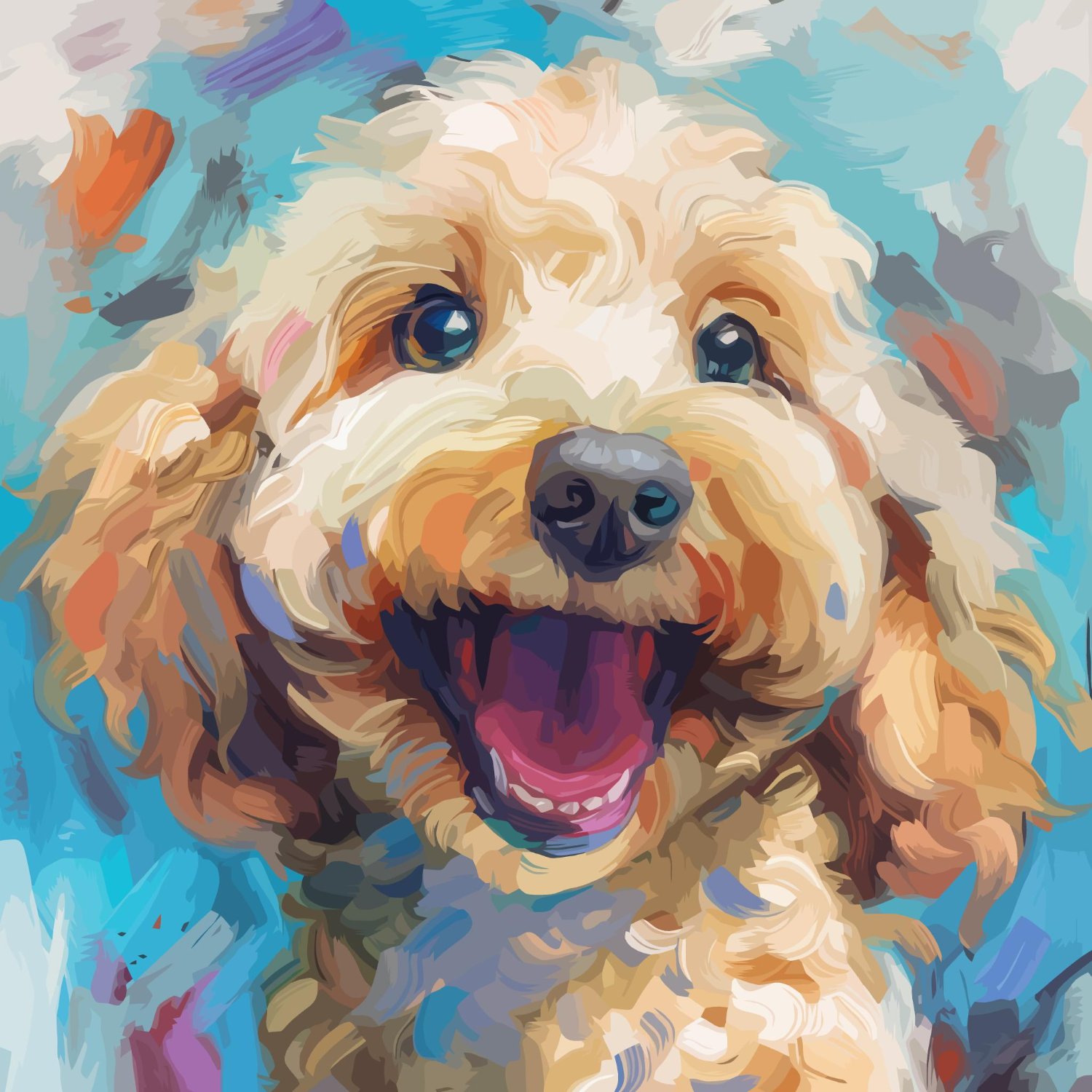 Solve Happy Dog jigsaw puzzle online with 306 pieces