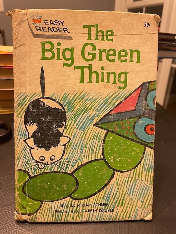 Solve The Big Green Ting Book Cover jigsaw puzzle online with 108 pieces