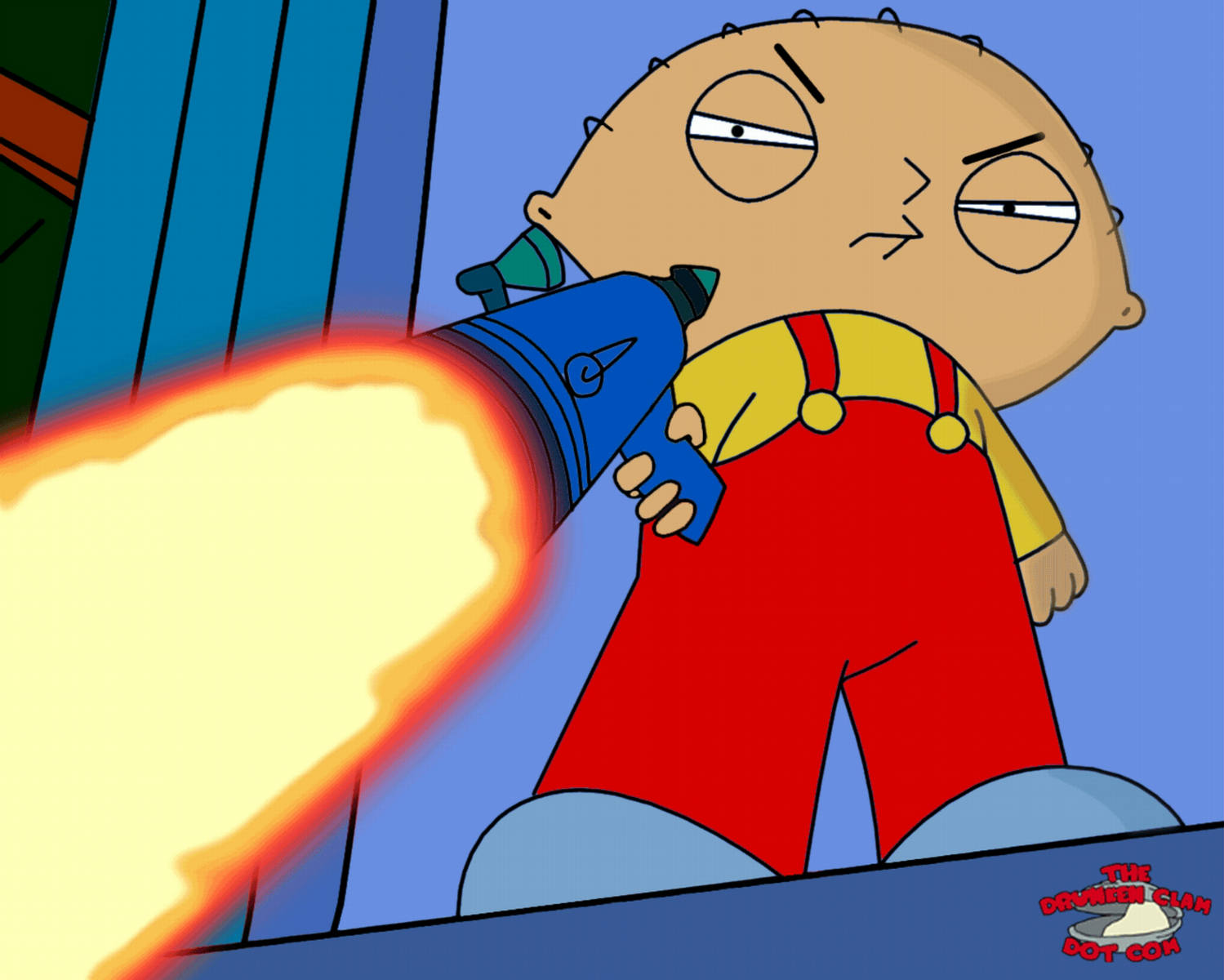 Solve Stewie Griffin With Laser jigsaw puzzle online with 500 pieces