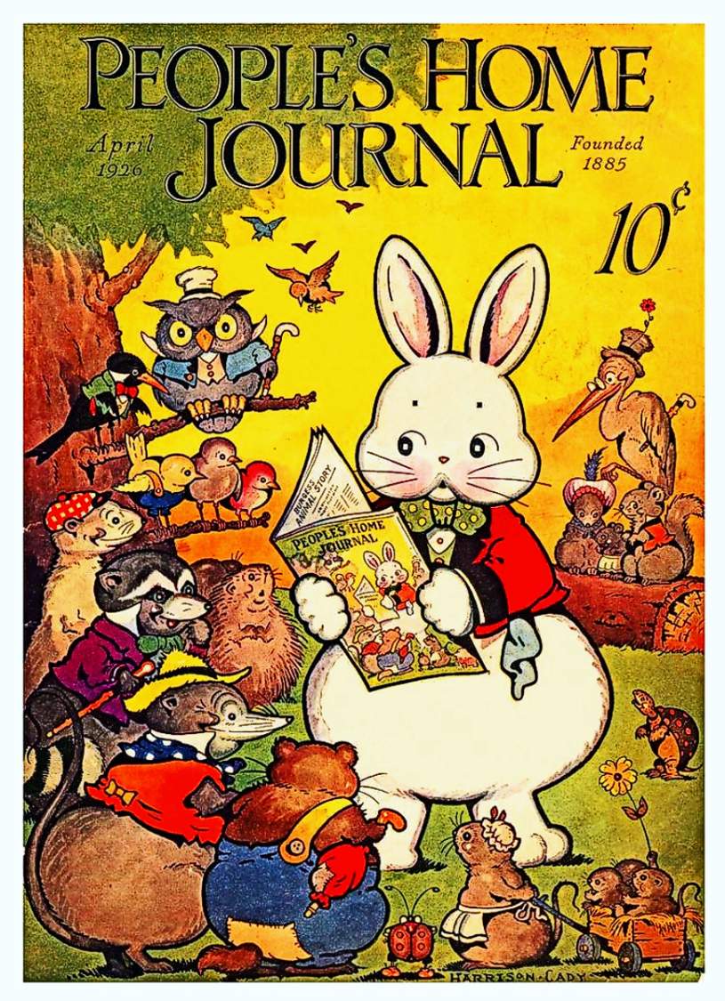 Solve People's Home Journal, April 1926, cover by Walter Harrison Cady ...