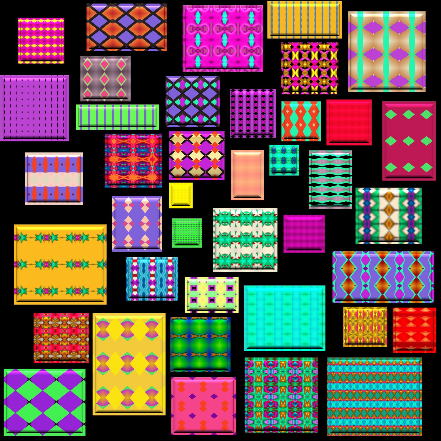 Solve STYLE TILES jigsaw puzzle online with 100 pieces