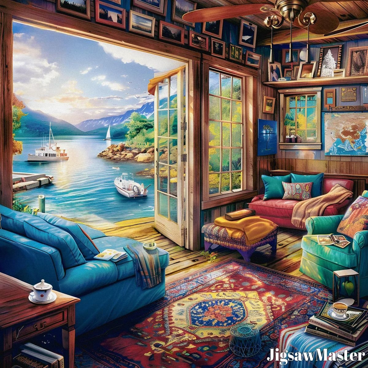 Solve Coastal View jigsaw puzzle online with 81 pieces