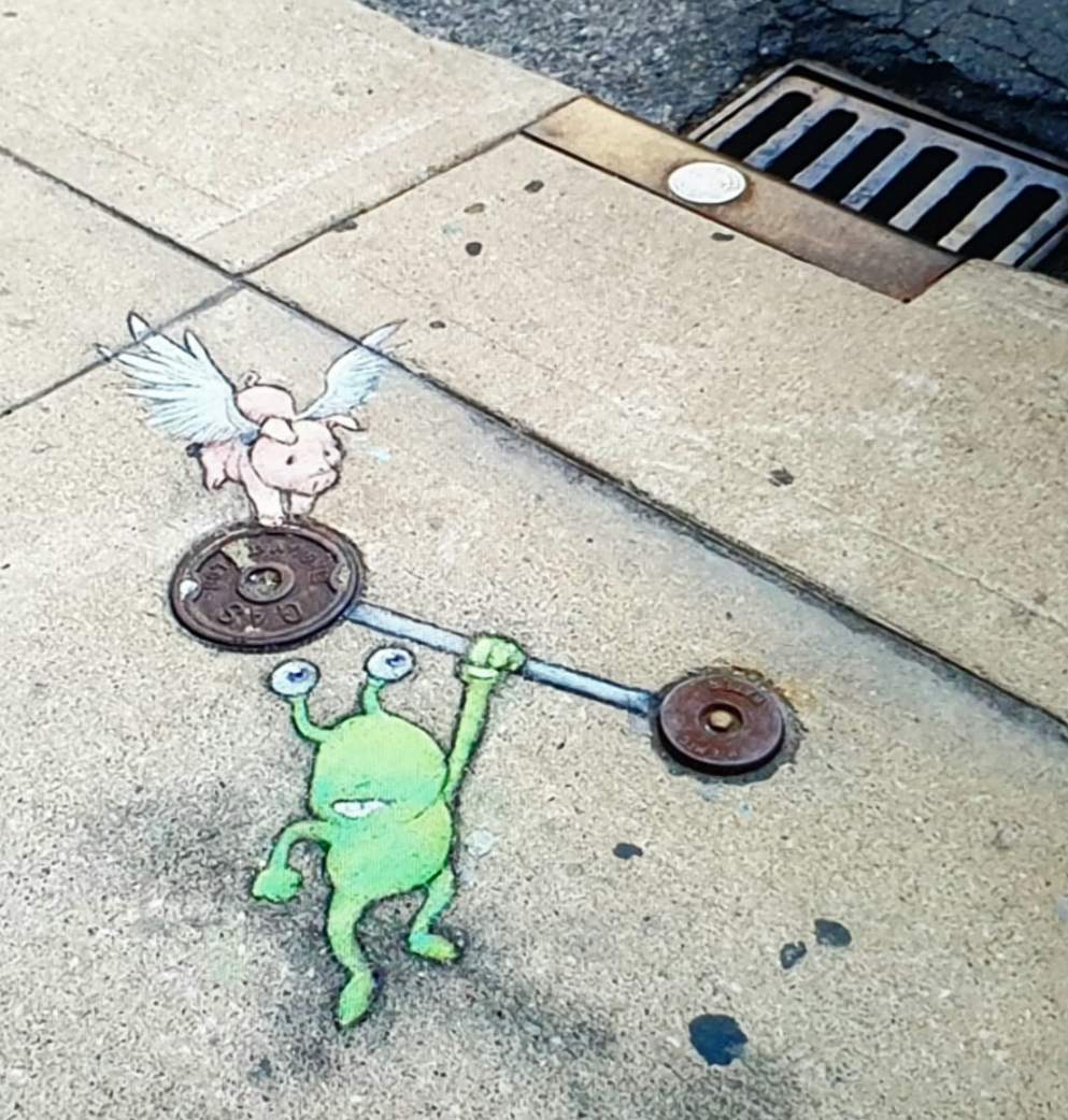 Solve We are on to you Sluggo. This isn't a real weight, it's an Oreo ...