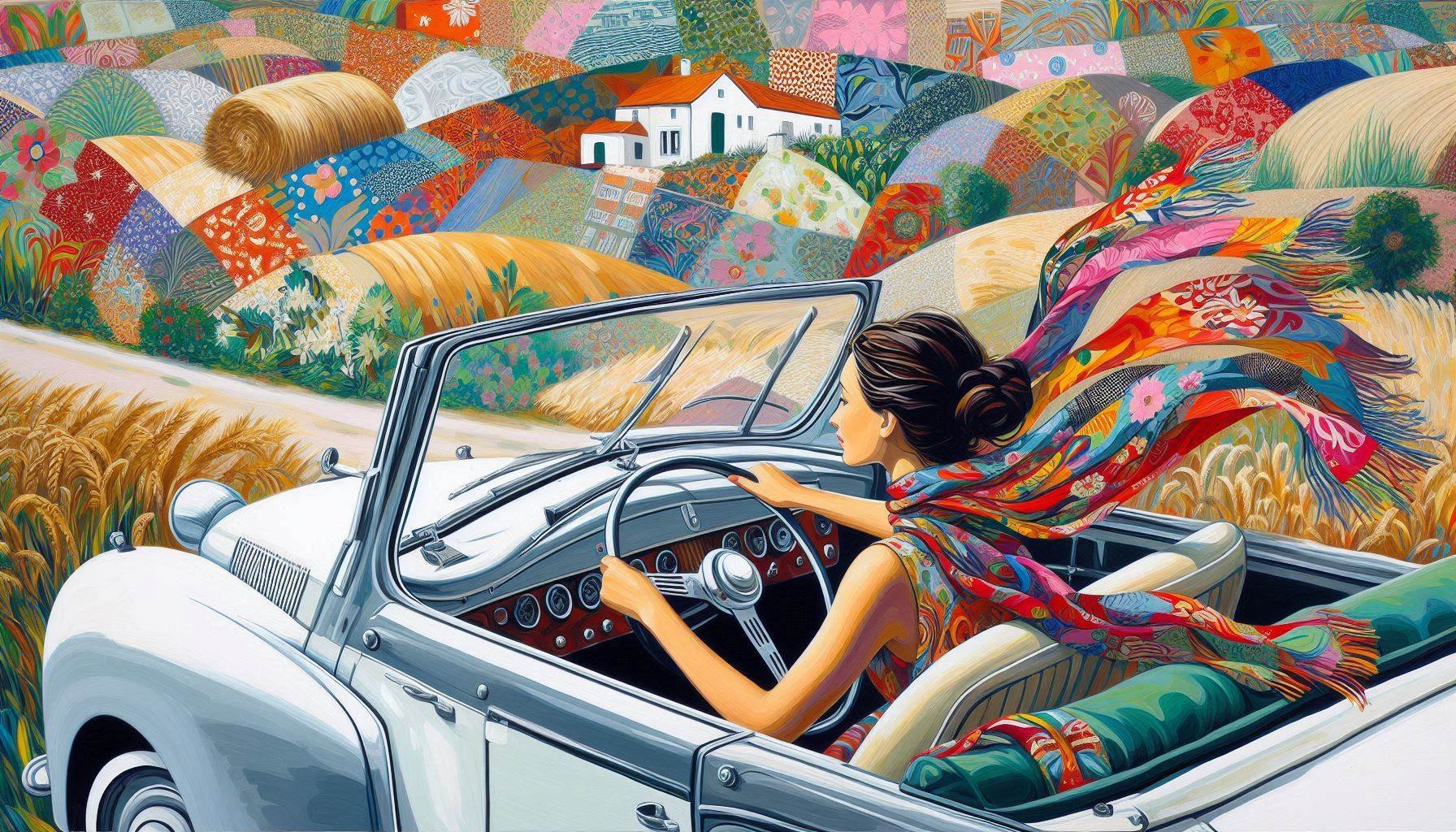 Solve Open Top Driving jigsaw puzzle online with 120 pieces