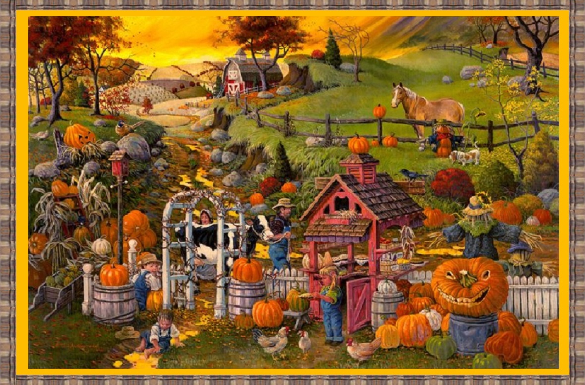 Solve Pumpkin Patch jigsaw puzzle online with 126 pieces