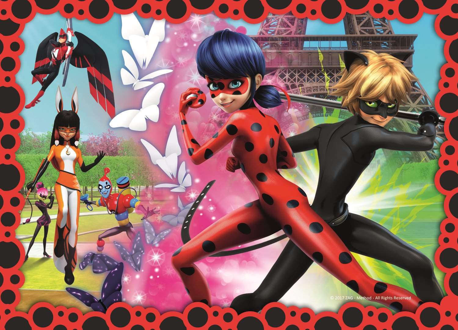 Solve Miraculous Ladybug jigsaw puzzle online with 108 pieces