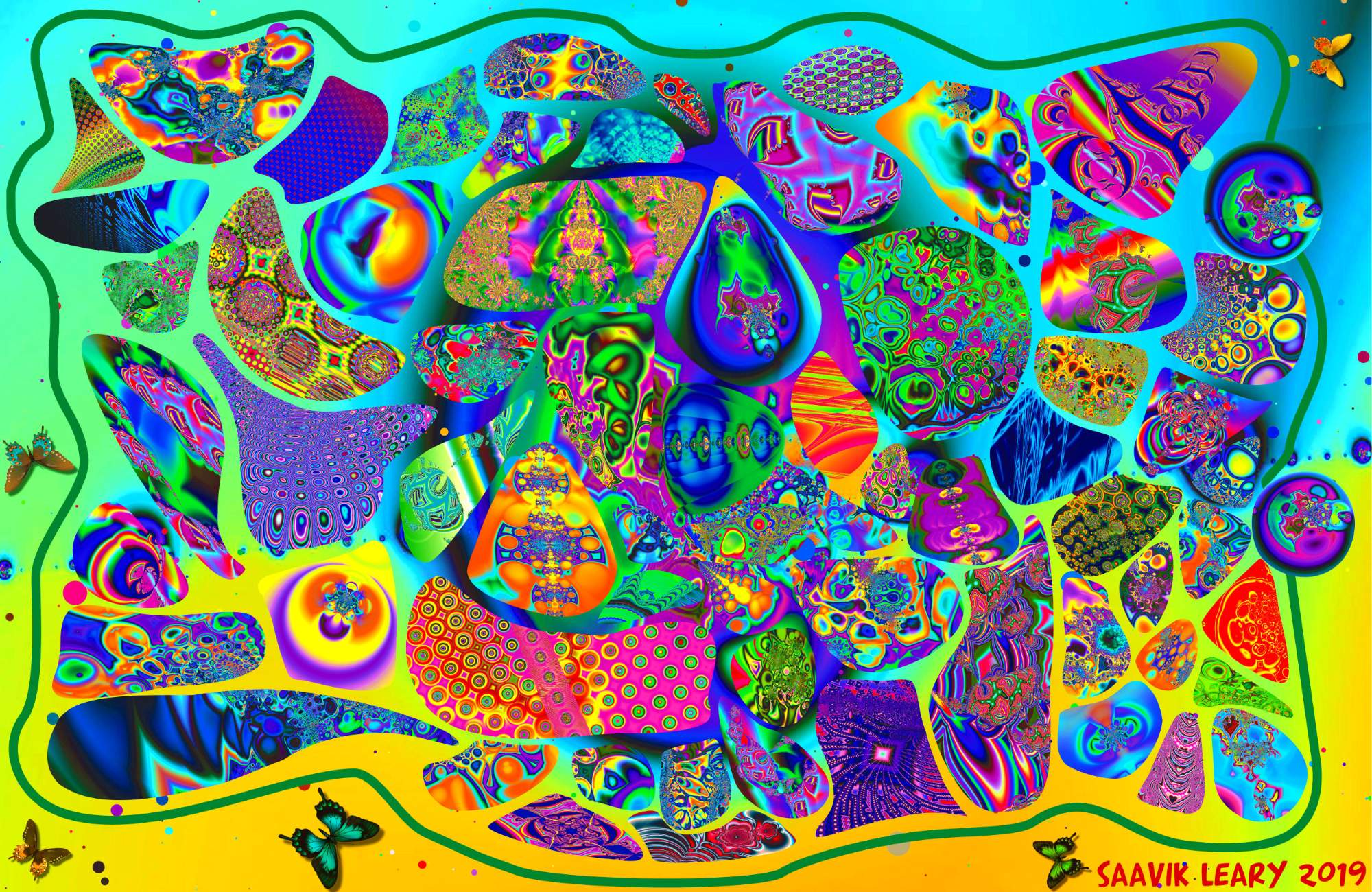 Solve Amoeba medium-large jigsaw puzzle online with 216 pieces