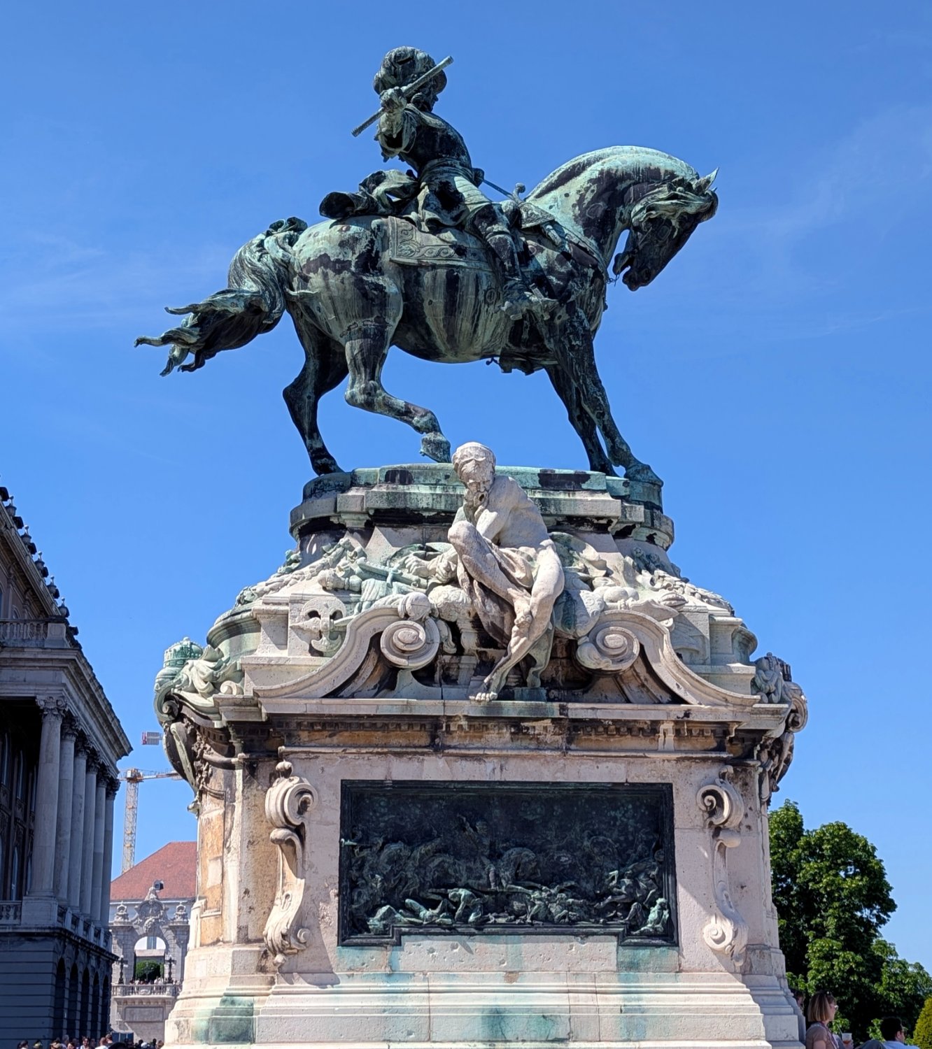 Solve Statue of Prince Eugene outside of Buda Castle, Budapest jigsaw ...